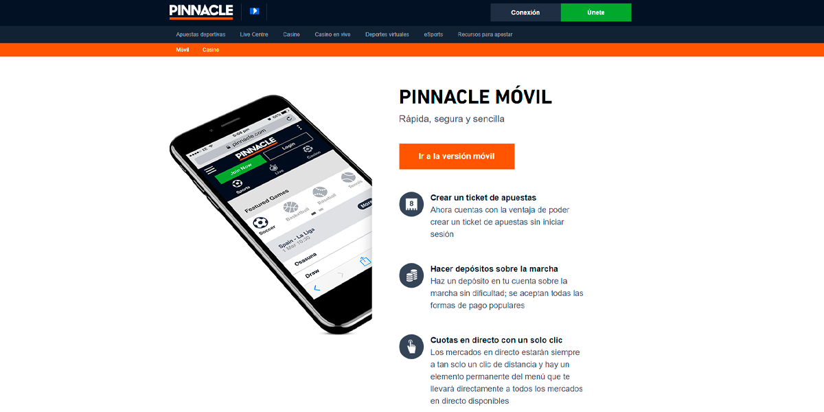App Pinnacle » ¿Cómo descargar la app de Pinnacle para Android?